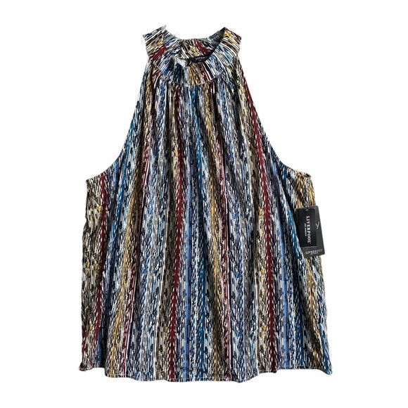 Liverpool | Tops | Liverpool Sleeveless Mock Tank Arrow Ikat Stretch ...